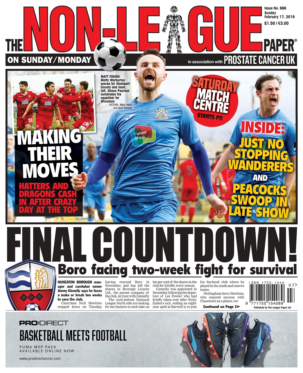 The Non-League Football Paper Magazine - 17th February 2019 Back Issue