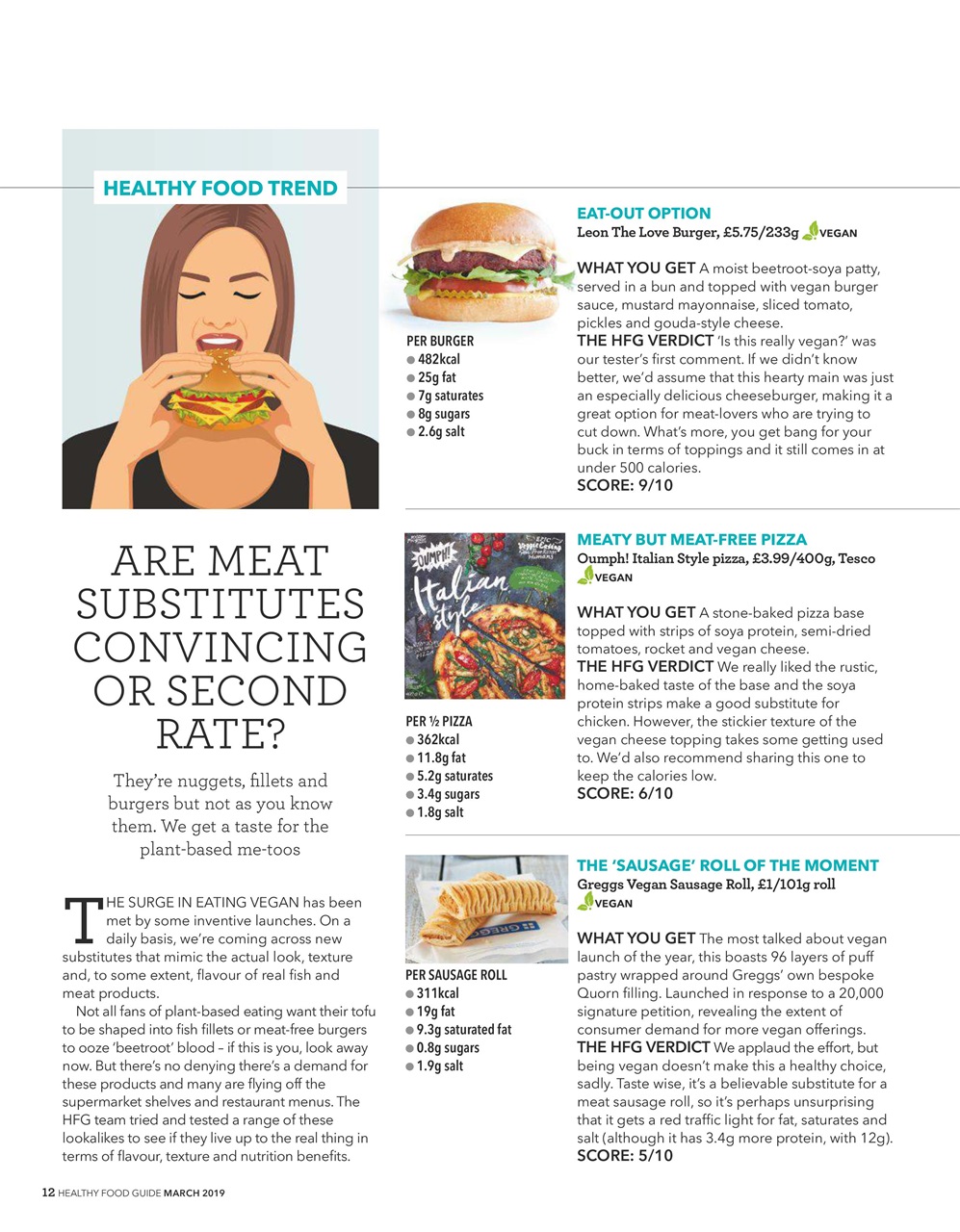 Healthy Food Guide Magazine - March 2019 Subscriptions | Pocketmags