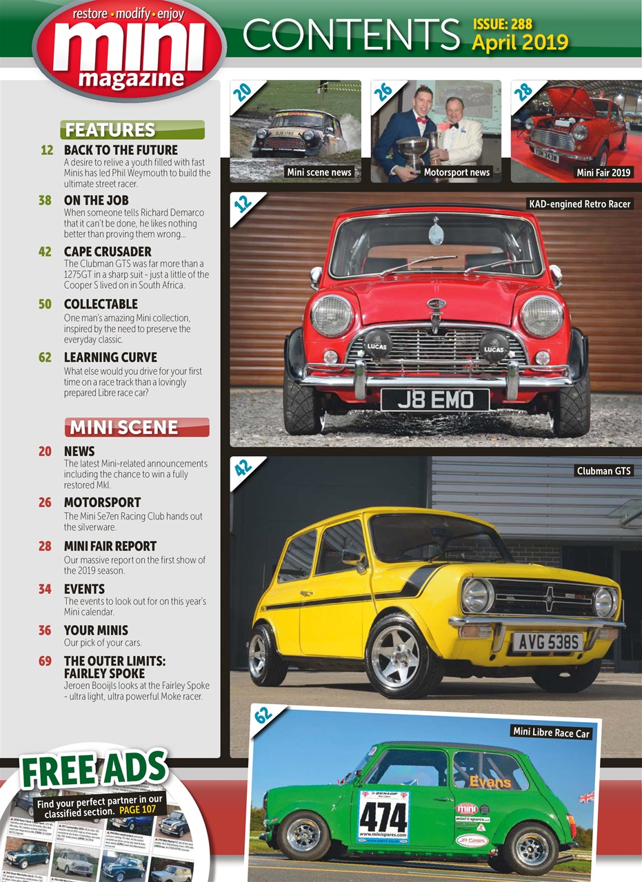 Mini Magazine - April 2019 Back Issue