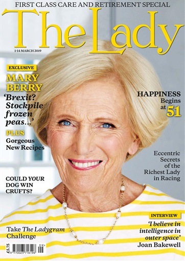 The Lady Magazine - 1st March 2019 Back Issue