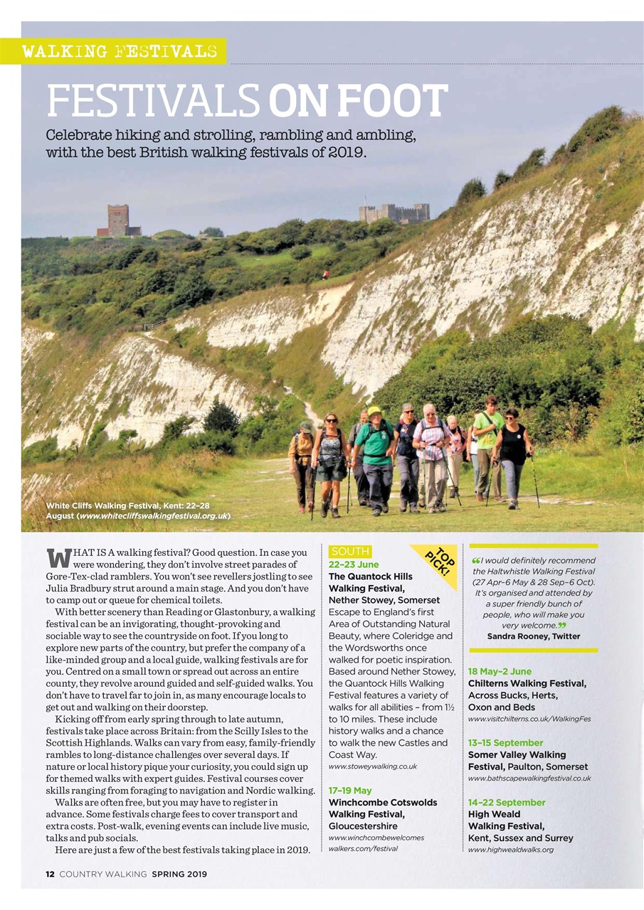 Country Walking Magazine - Spring Issue 2019 Back Issue