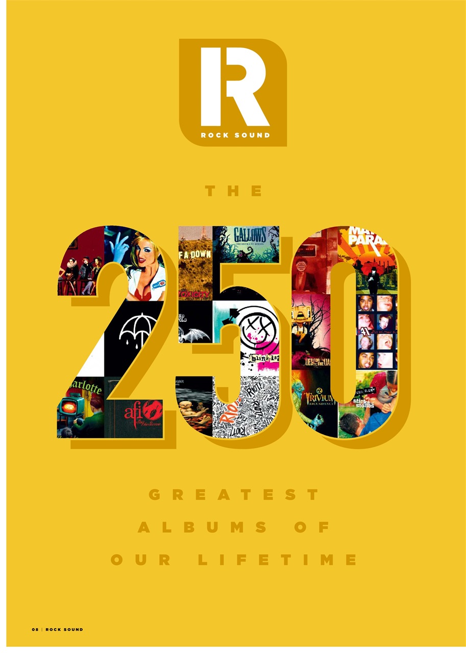 Rock Sound Magazine - The Greatest Albums - 250 Back Issue