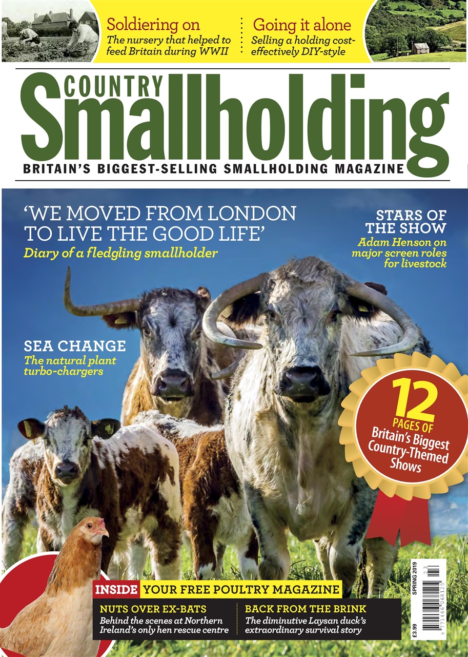 The Country Smallholder Magazine - Spring 2019 Back Issue
