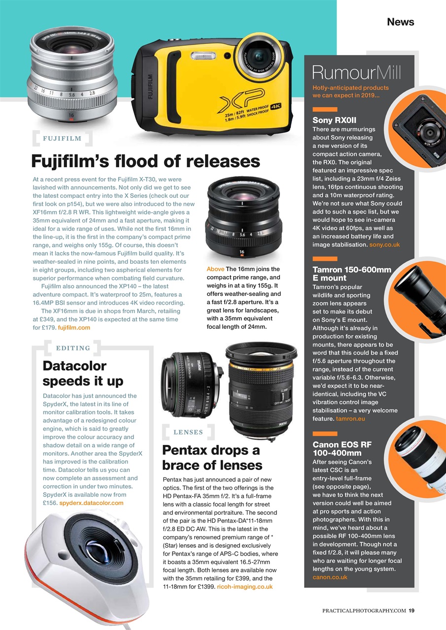 Practical Photography Magazine - Spring 2019 Back Issue