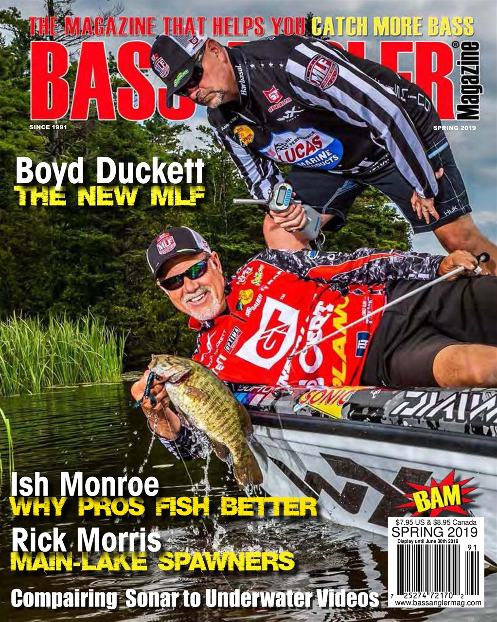 BASS ANGLER MAGAZINE - Spring 2019 Back Issue