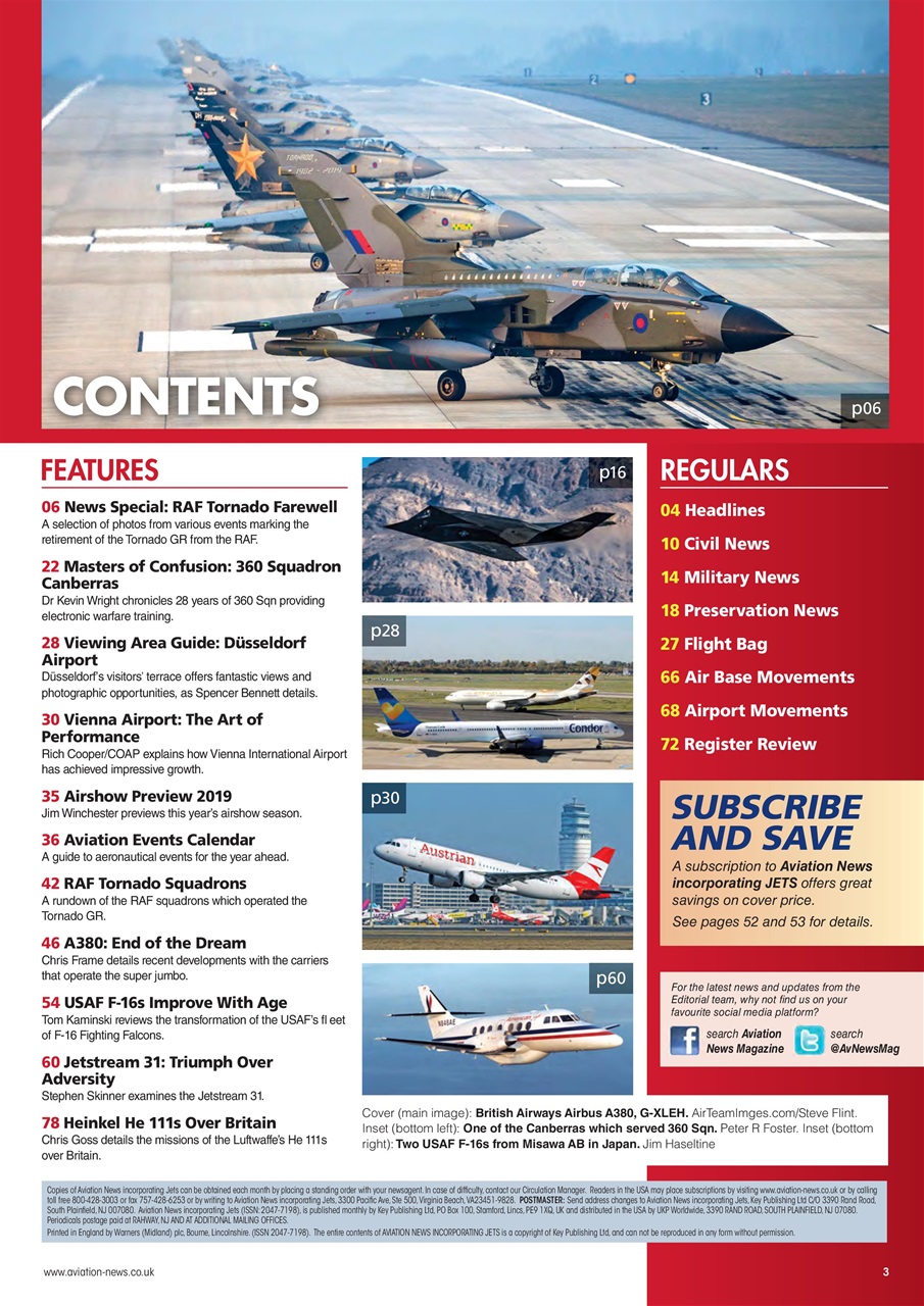 Aviation News Magazine - April 2019 Back Issue