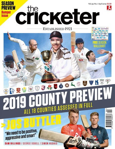 The Cricketer Magazine - April 2019 Back Issue