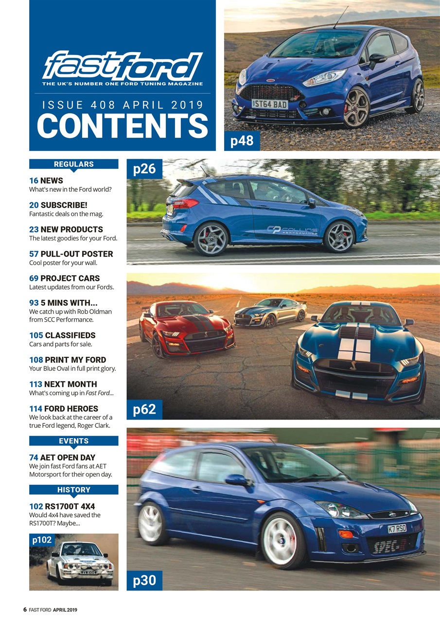 Fast Ford Magazine - April 2019 Back Issue