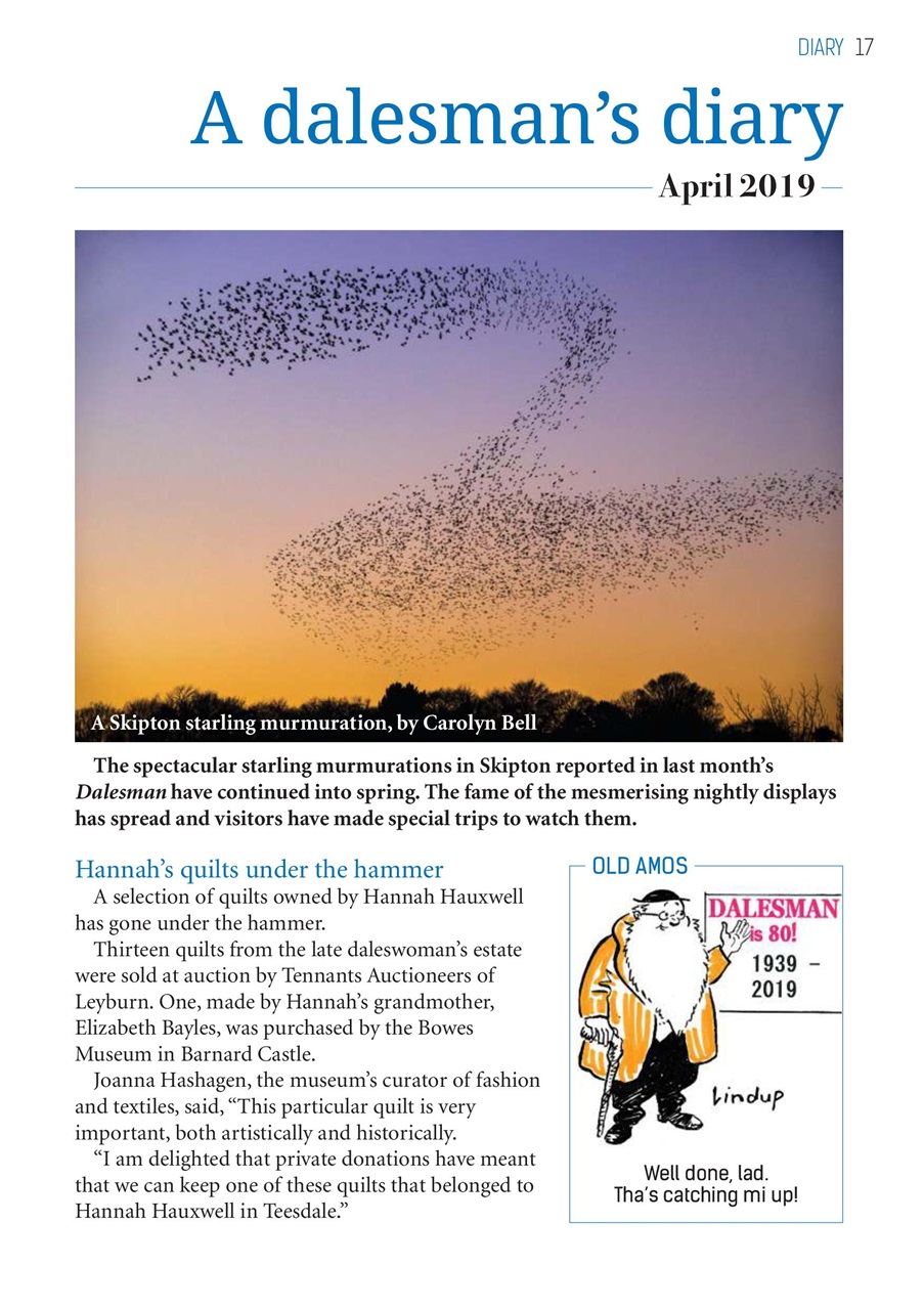 The Yorkshire Dalesman Magazine - Apr 2019 Back Issue