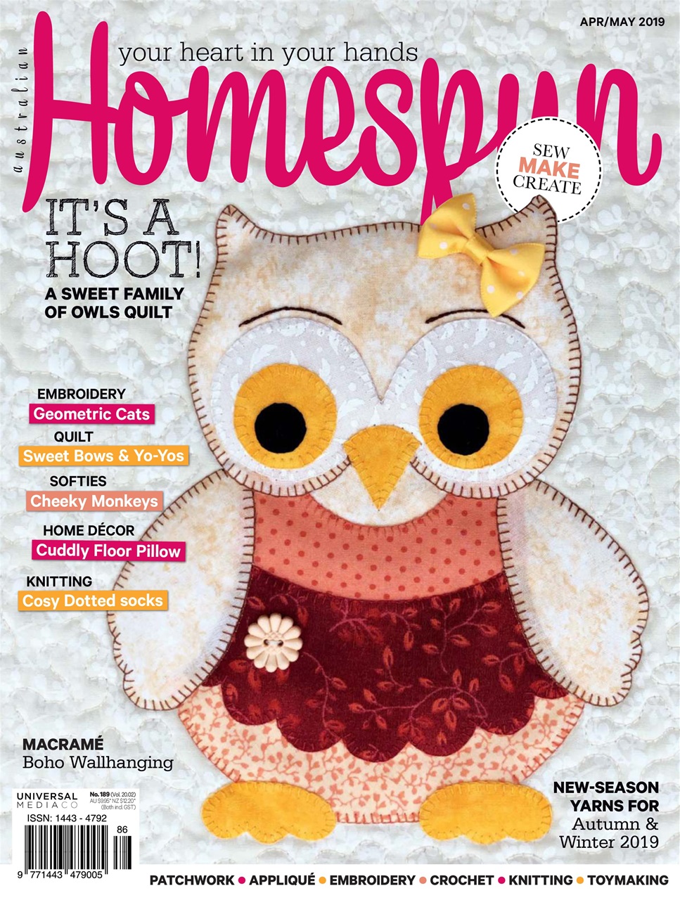 Homespun Magazine - Issue 20.2 Back Issue