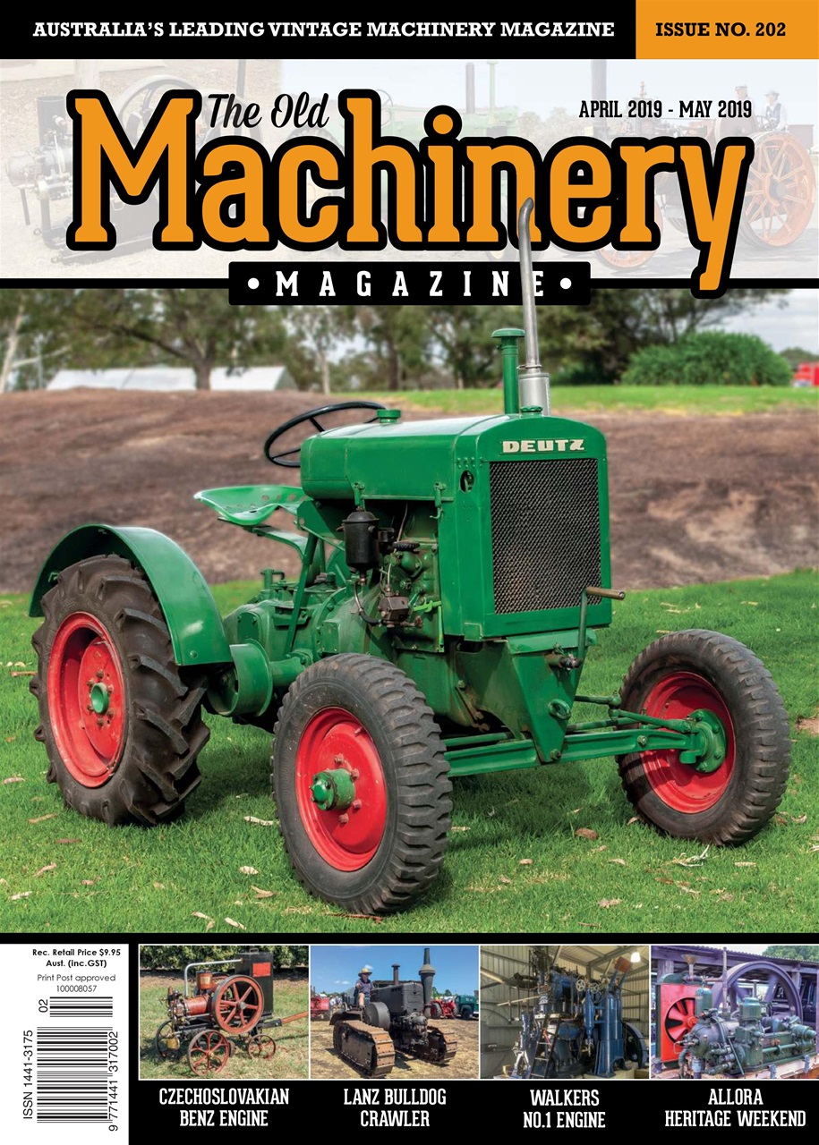 The Old Machinery Magazine - Apr - May 2019 Back Issue