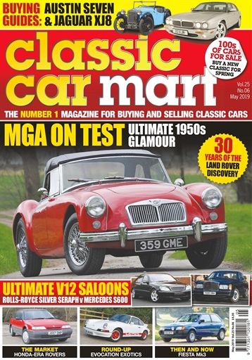 Classic Car Mart Magazine - May 2019 Back Issue