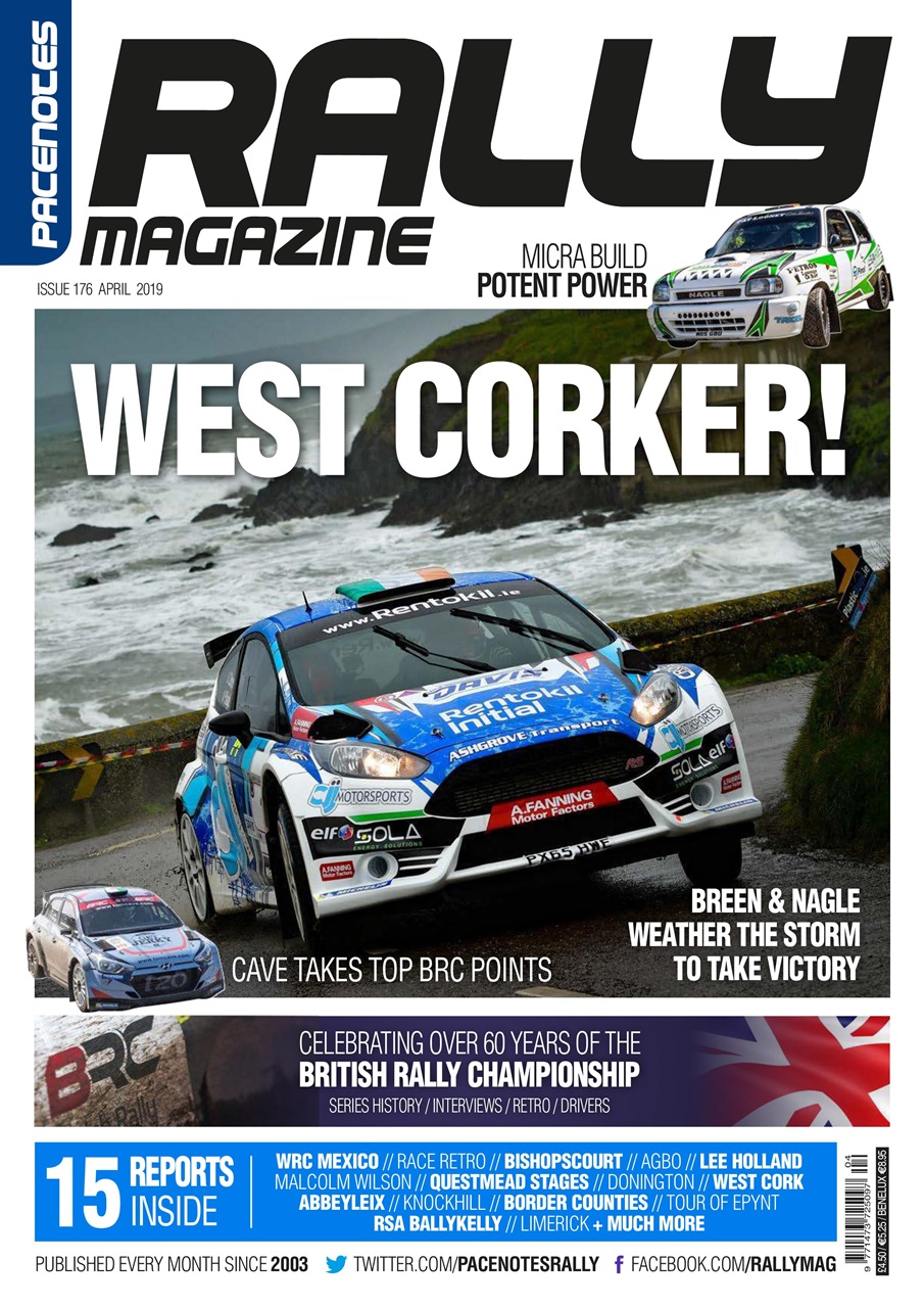 Pacenotes Rally magazine - Issue 176 - Apr 2019 Subscriptions | Pocketmags