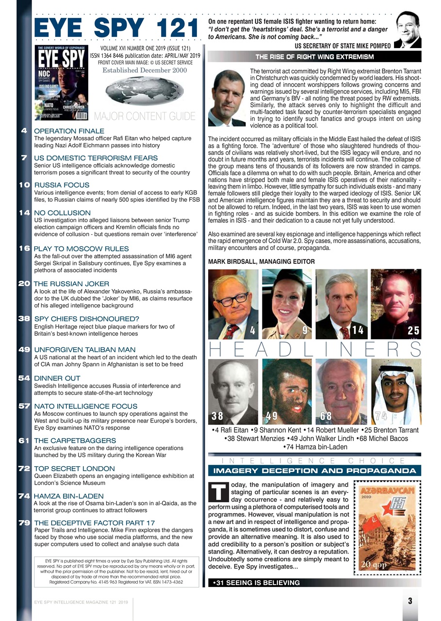 Eye Spy Magazine - Issue 121 Back Issue