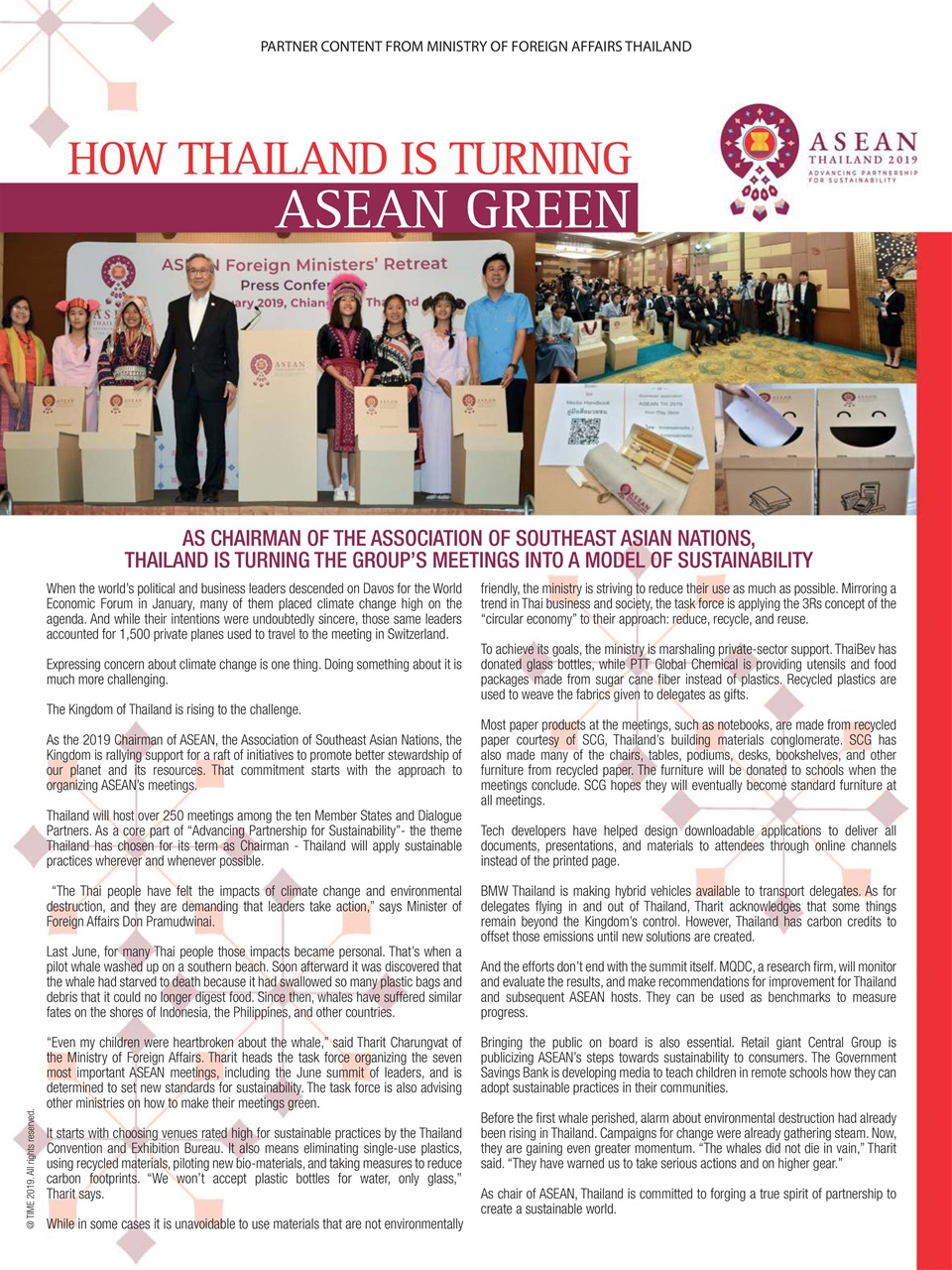 Time Magazine - 22nd April 2019 Back Issue