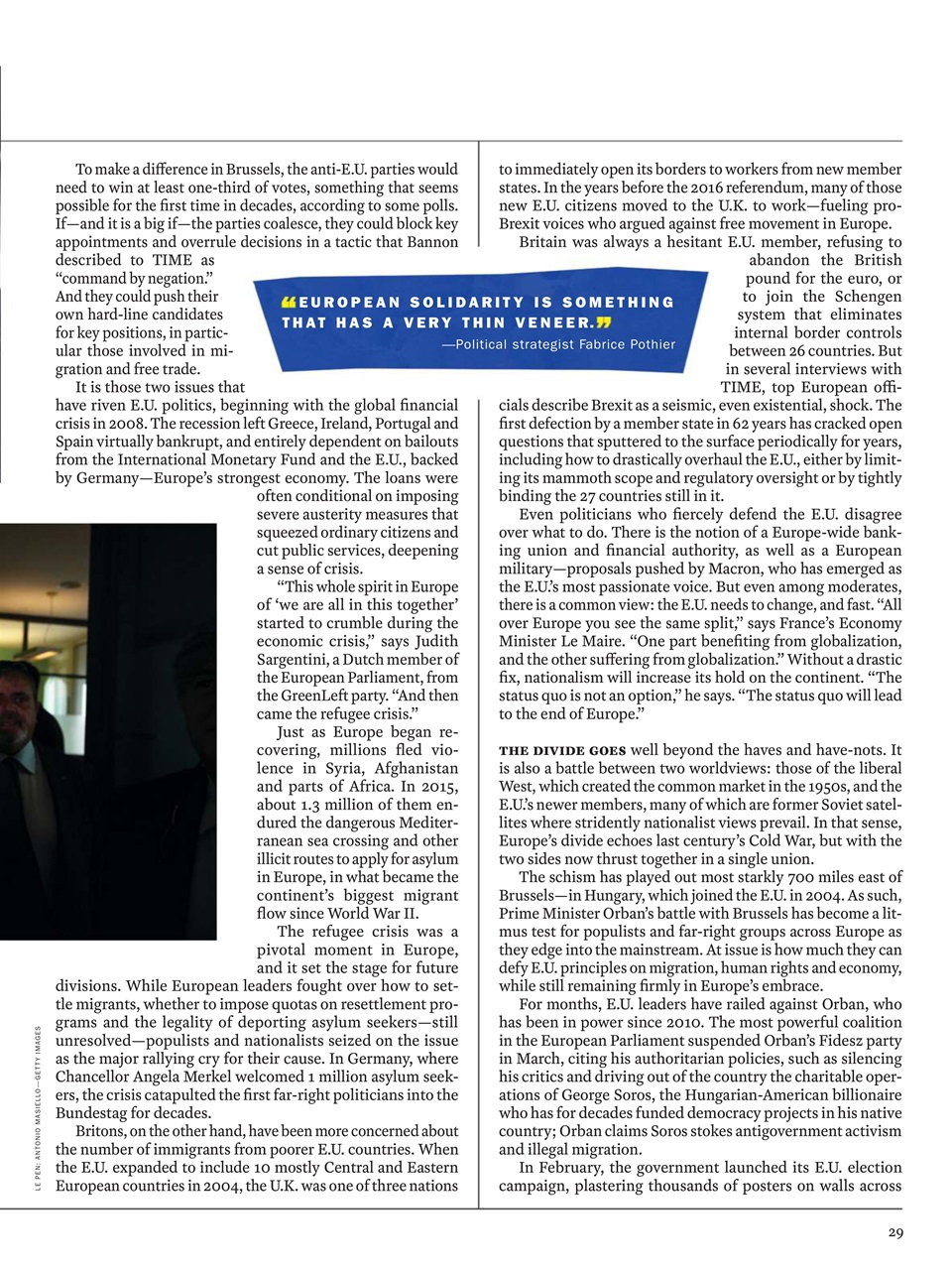 Time Magazine - 22nd April 2019 Back Issue