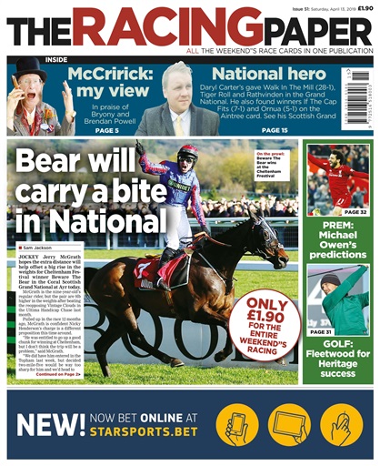 The Racing Paper Magazine - 13th April 2019 Back Issue