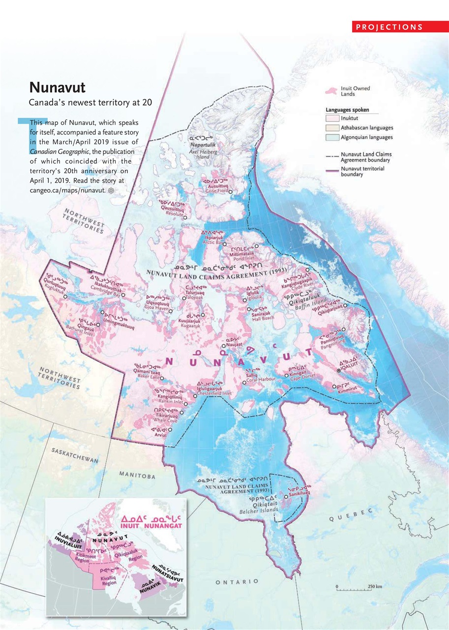 Canadian Geographic Magazine - Best Maps Special Issue