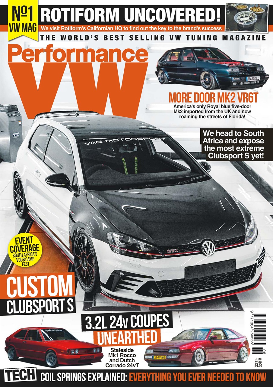 Performance VW Magazine - June 2019 Subscriptions | Pocketmags