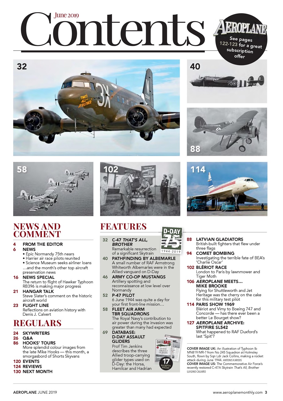 Aeroplane Magazine - June 2019 Back Issue