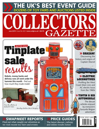 Collectors Gazette Magazine - June 2019 Back Issue
