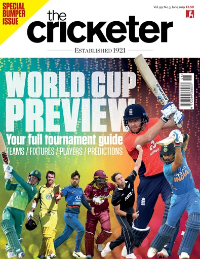 The Cricketer Magazine - June 2019 Back Issue