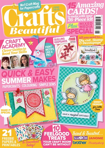 Crafts Beautiful Magazine - Jun 2019 Back Issue