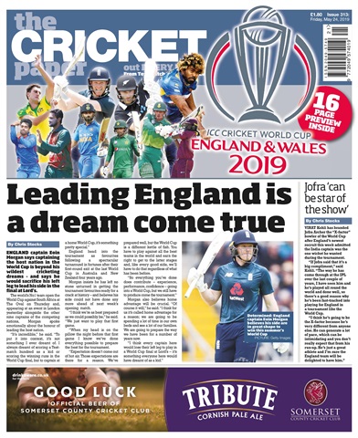The Cricket Paper Magazine - 24th May 2019 Back Issue