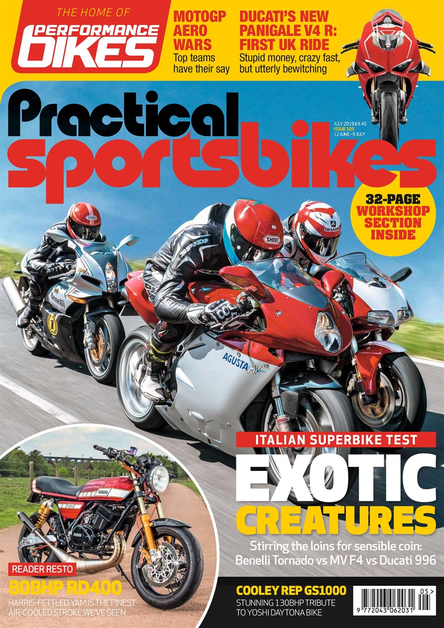 Practical Sportsbikes Magazine - July 2019 Subscriptions | Pocketmags
