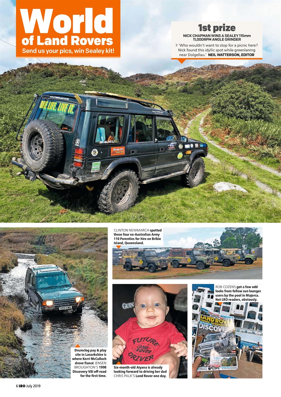 Land Rover Owner Magazine - July 2019 Back Issue