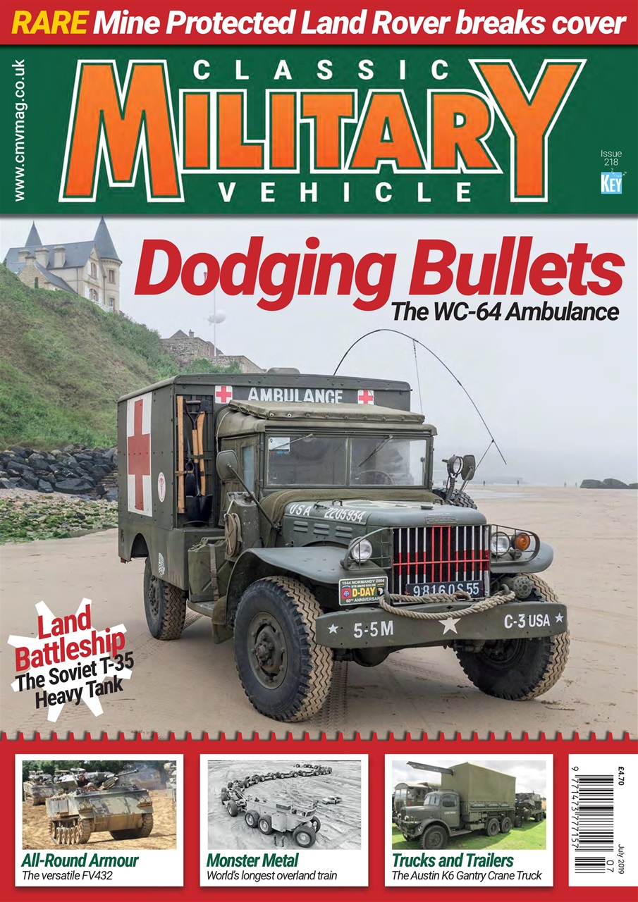 Classic Military Vehicle Magazine - July 2019 Back Issue