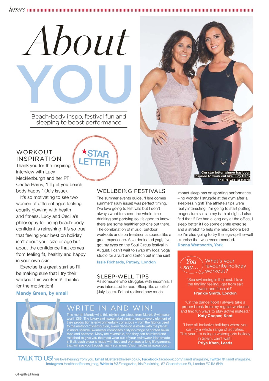 Women’s Fitness Magazine - August 2019 Back Issue