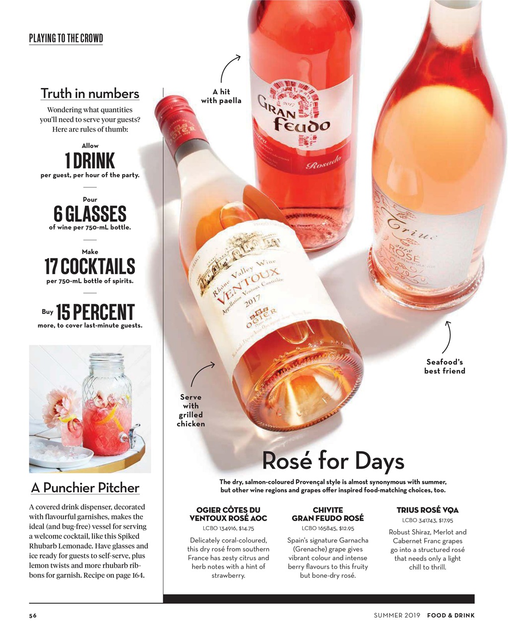 LCBO Food & Drink Magazine - Summer 2019 Back Issue