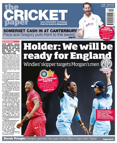 The Cricket Paper Magazine - 14th June 2019 Back Issue