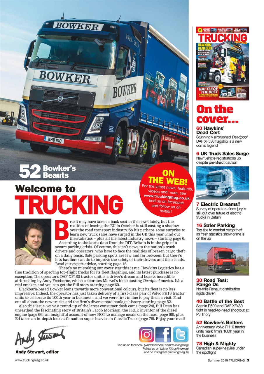 Trucking Magazine - Summer 2019 Back Issue