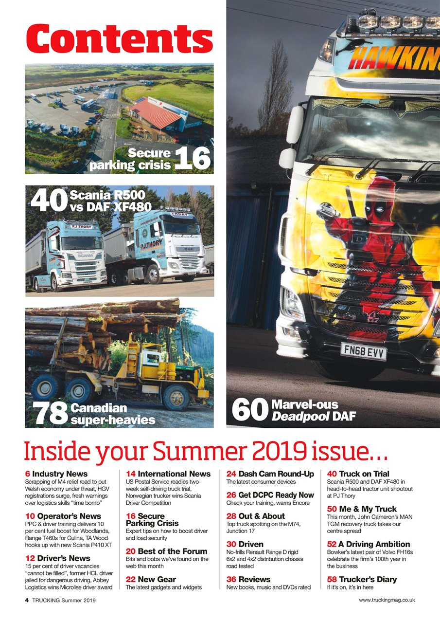 Trucking Magazine - Summer 2019 Back Issue