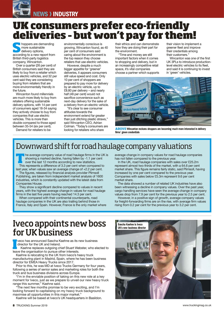 Trucking Magazine - Summer 2019 Back Issue