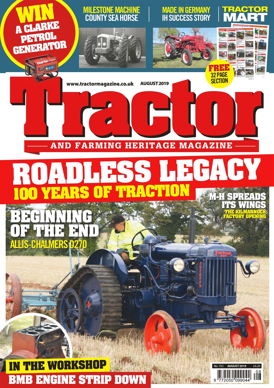 Tractor & Farming Heritage Magazine - August 2019 Back Issue