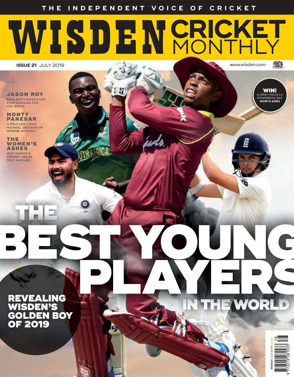 Wisden Cricket Monthly Magazine - July 2019 Subscriptions | Pocketmags