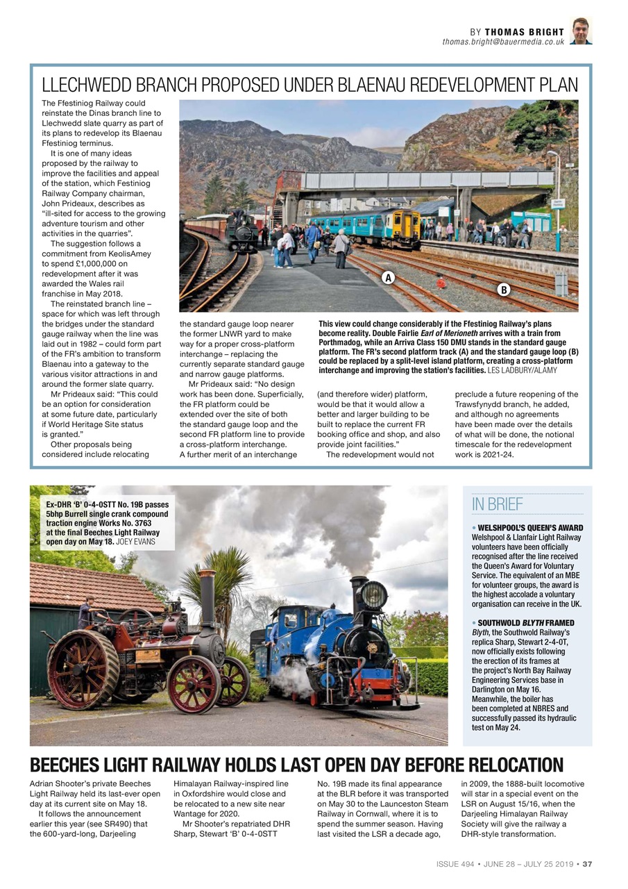 Steam Railway Magazine - Issue 494 Subscriptions | Pocketmags