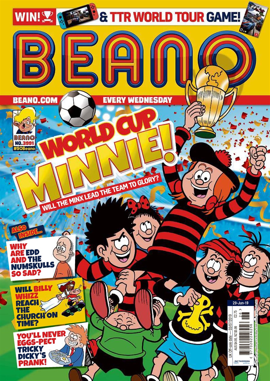 Beano Magazine - 29/06/2019 Back Issue