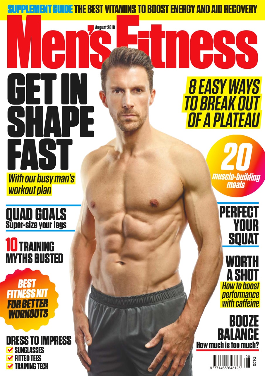 Men's Fitness Magazine - August 2019 Back Issue