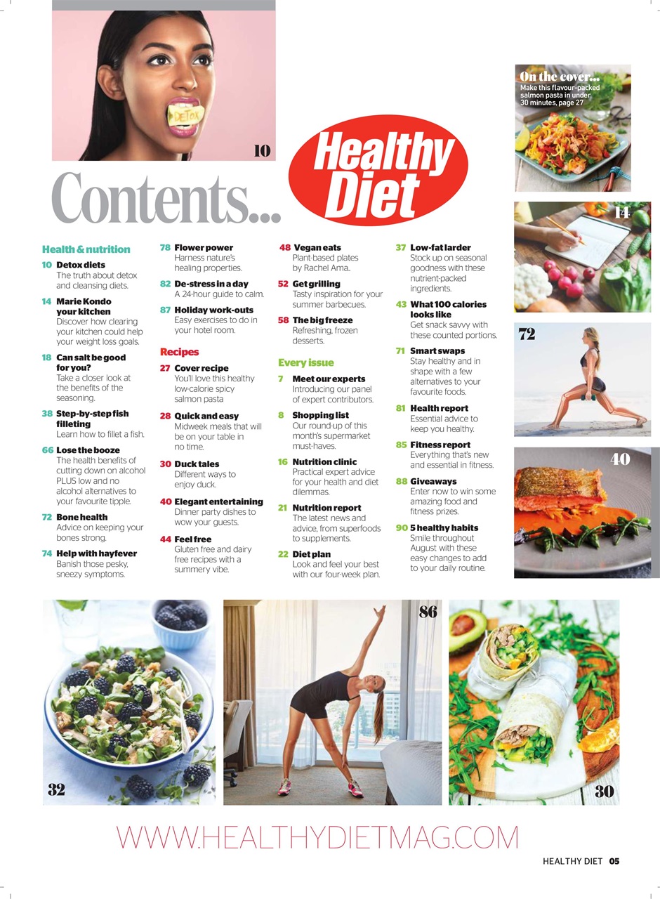Healthy Diet Magazine - Get glowing! August 2019 Back Issue