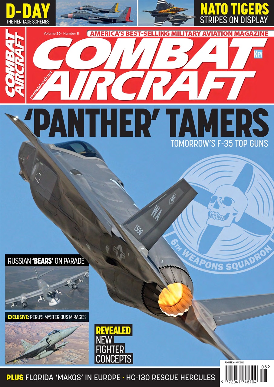 Combat Aircraft Journal Magazine - August 2019 Back Issue