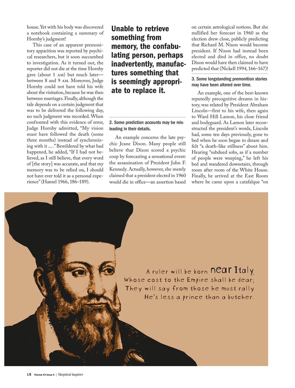 Skeptical Inquirer Magazine - July August 2019 Back Issue