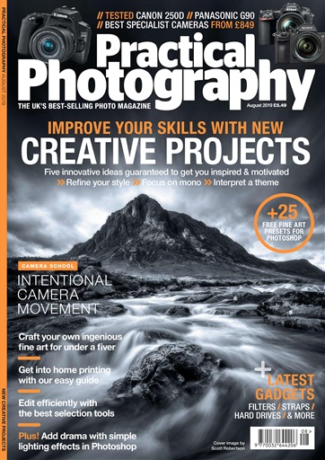 Practical Photography Magazine - August 2019 Subscriptions | Pocketmags