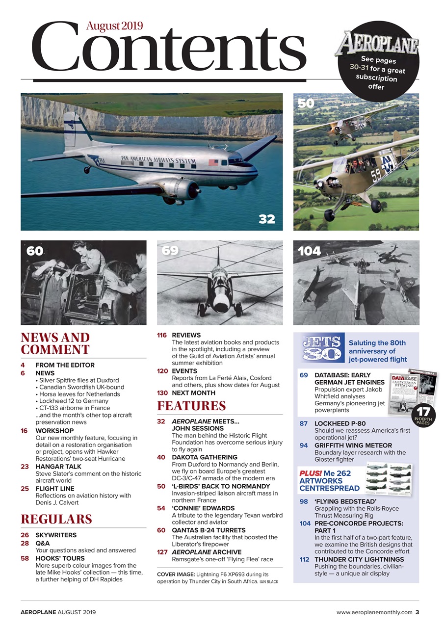 Aeroplane Magazine - August 2019 Back Issue