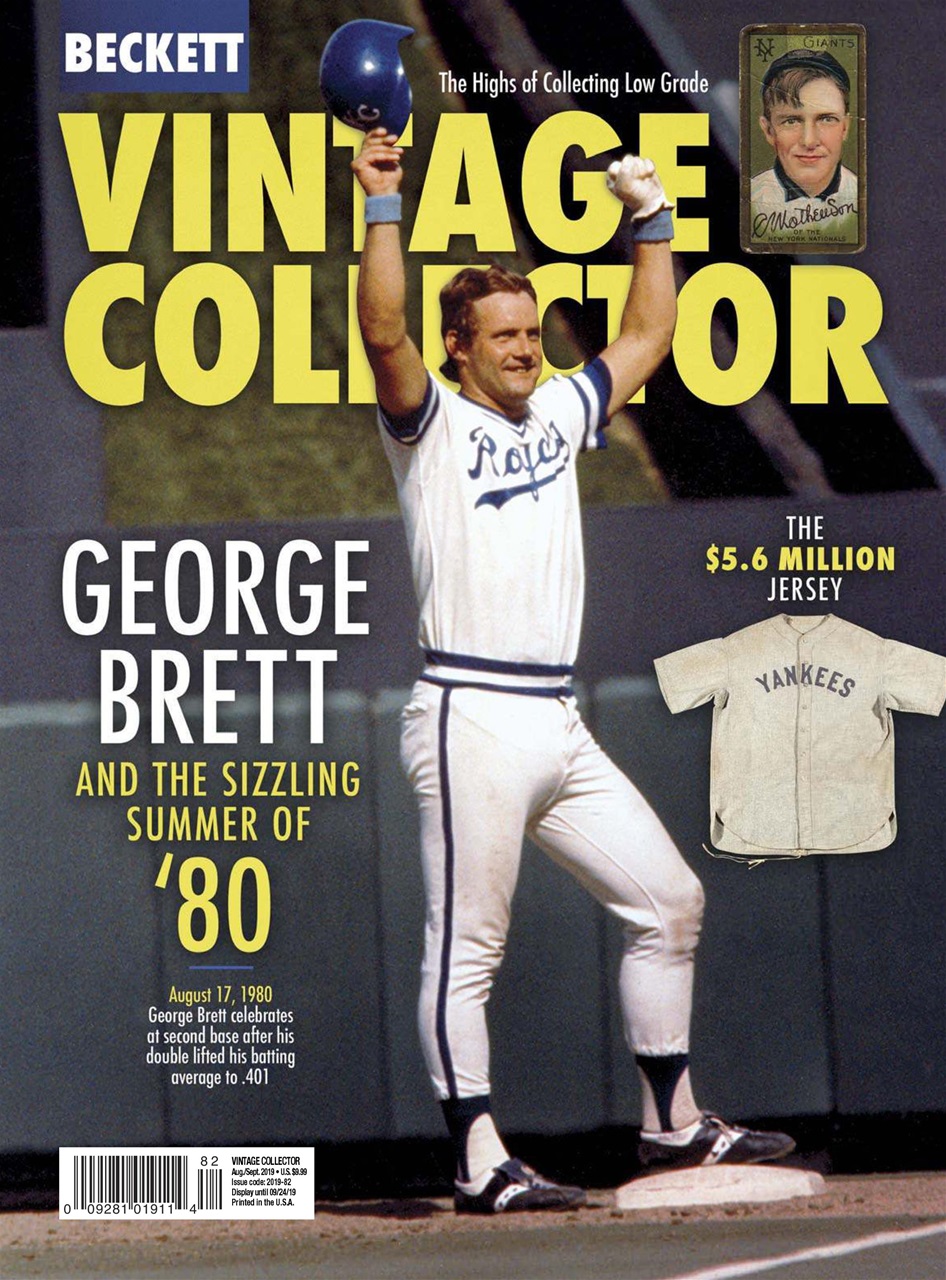 Beckett Vintage Collector Magazine - Aug/Sept 2019 Back Issue