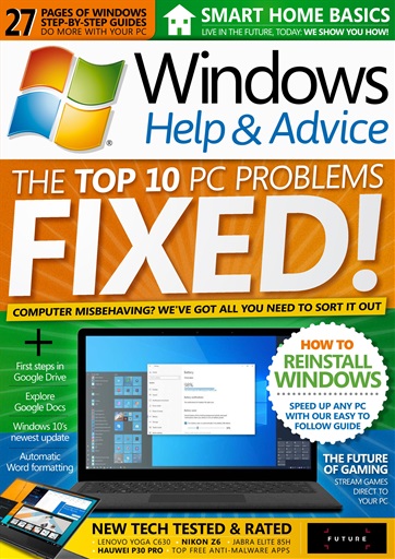 Windows Help & Advice Magazine - August 2019 Back Issue