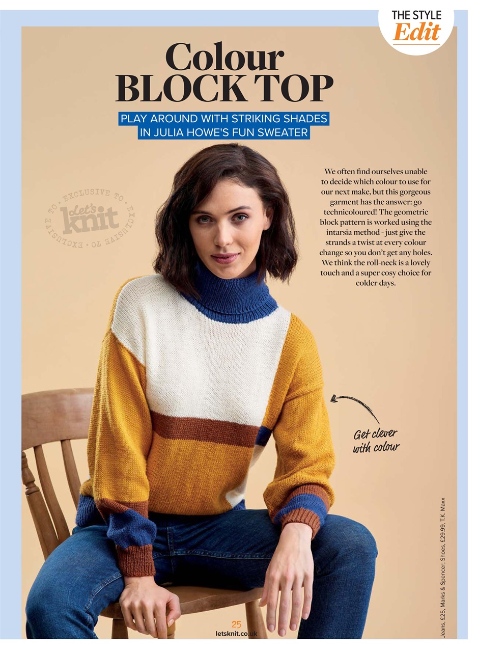 Let's Knit Magazine - Sep 2019 Back Issue